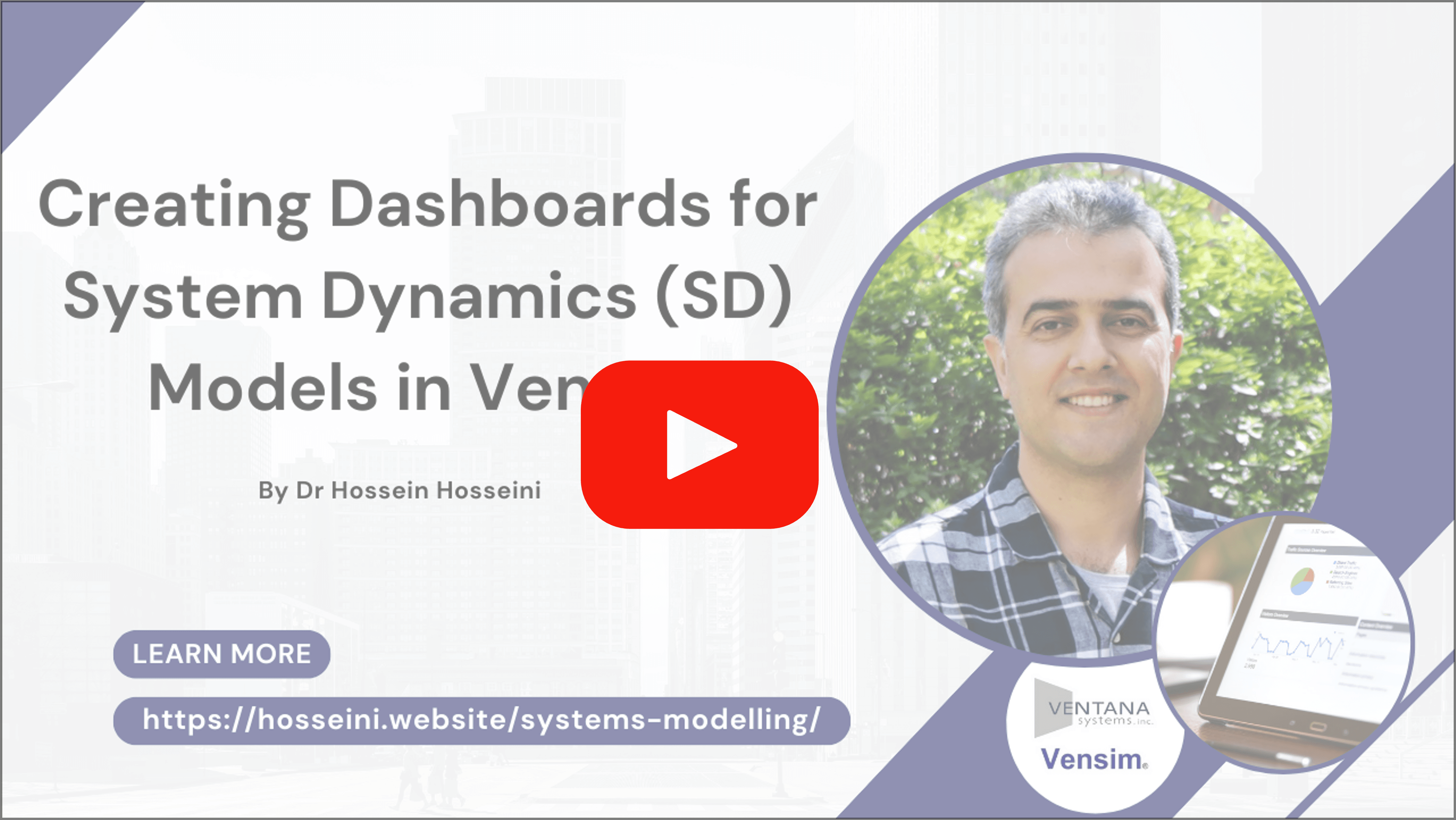 Creating Dashboards for System Dynamics Models in Vensim - Dr Hossein Hosseini